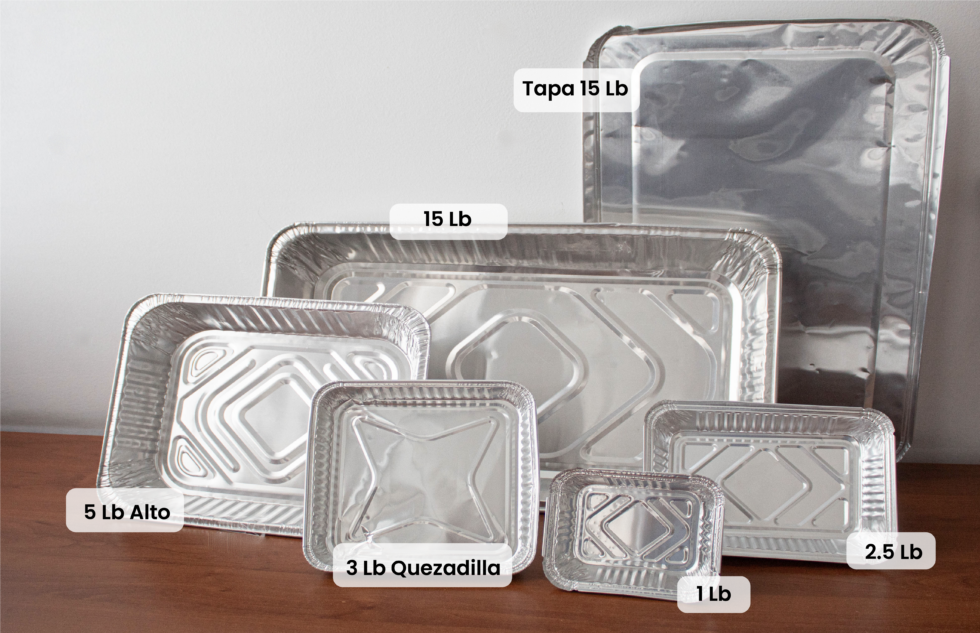 Moldes de aluminio Rectangulares | Q Pack S.A.